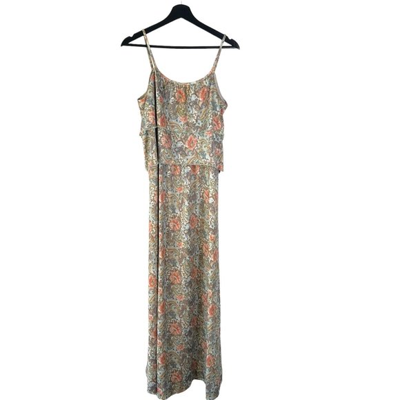 Vintage | Dresses | Vintage 7s Toni Todd Green Paisley Spaghetti Strap ...